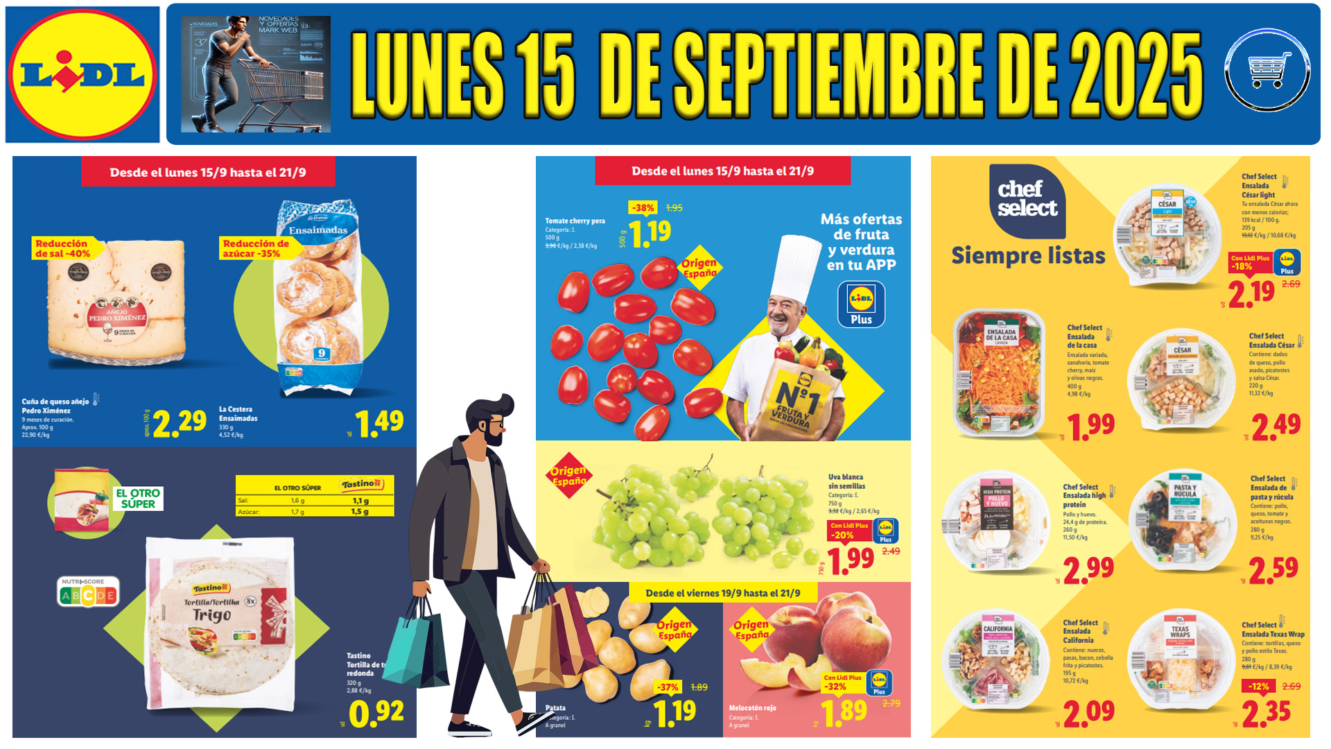 Folleto LIDL Alimentación del 15 al 21 de septiembre de 2025 - El ...